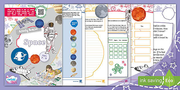 Space Activity Booklet 7 to 9 years (teacher made) - Twinkl