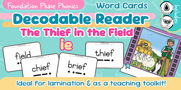 FP Phonics - ie Decodable Readers - Word Cards