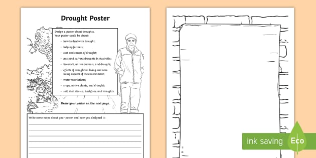 Drought Poster Worksheet
