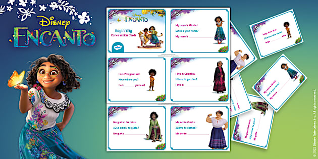 Encanto: English/Spanish Beginning Conversation Cards