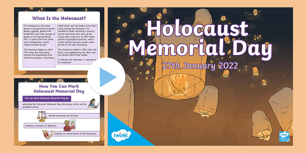 2022 Holocaust Memorial Day PowerPoint KS2 (teacher made)