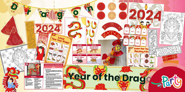 Lunar New Year Party Pack - Year of the Dragon | Twinkl Party