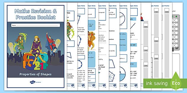 Year 6 SATs: Maths Properties of Shapes Revision & Practice Booklet