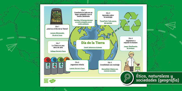 Día de la Tierra - actividades para cada día - Twinkl