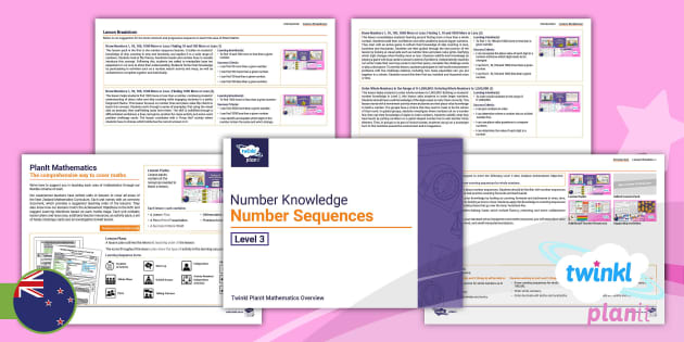 Level 3 Number Sequences Overview (profesor hizo) - Twinkl