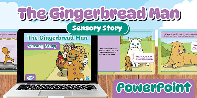 Sensory Story PowerPoint for The Gingerbread Man