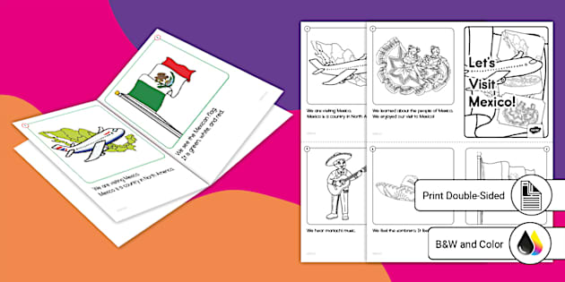 Let's Visit Mexico! Emergent Reader (teacher made) - Twinkl