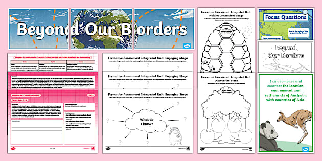 Beyond Our Borders Yr 6 IU Display Pack (Teacher-Made)