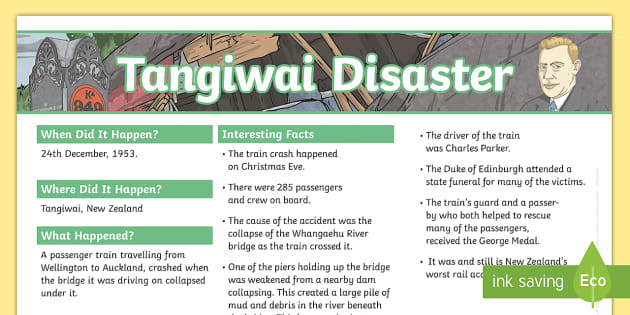 Tangiwai Disaster Fact File