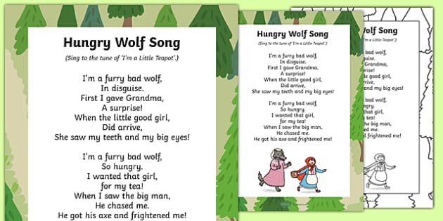 Hungry Wolf Song (teacher made)