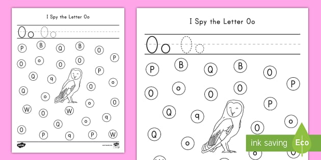 I Spy the Letter Oo Activity - Alphabet - ELA (teacher made)