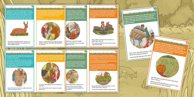 'Alby's Deer' KS2 Story Discussion Cards | Twinkl Originals