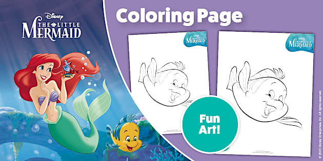 flounder coloring book