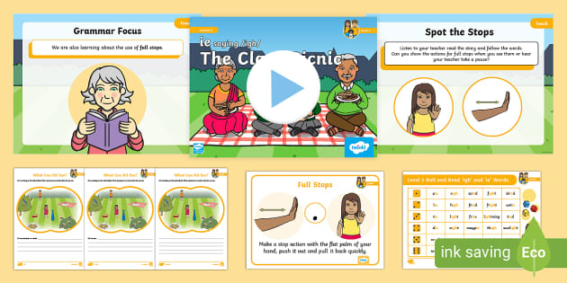 'ie' saying /igh/ Phonics Lesson Pack - Level 5 Week 3 Lesson 4