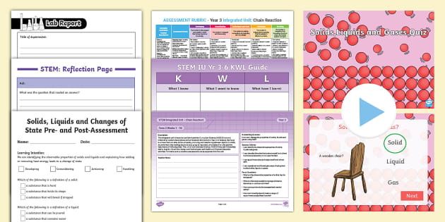 STEM IU Yr 3 Chain Reaction Wk 9-10 (teacher made) - Twinkl