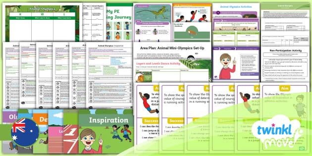 Move PE Year 2 Dance: Animal Olympics Unit Pack - Twinkl