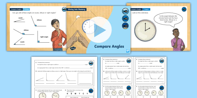 Year 3 White Rose Maths: Compare Angles - Teaching Pack