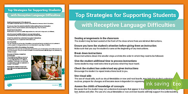 Top Strategies for Supporting Students with Receptive Language Difficulties