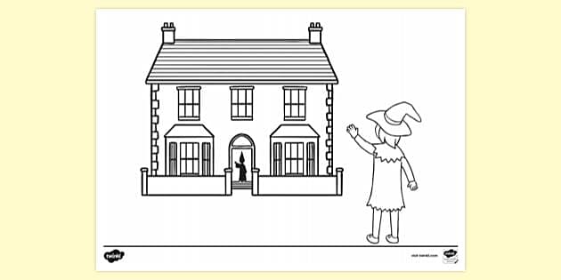 FREE! - Friends Go Home - Colouring Sheet (Teacher-Made)