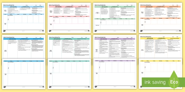 NZ Maths Planning Template - Ready to print Maths Resources