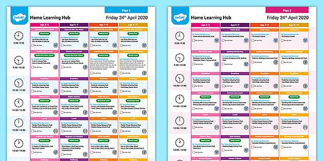 FREE! - Home Learning Hub Daily Plan Friday 24th April FREE! - Home Learning Hub Daily Plan Friday 24th April