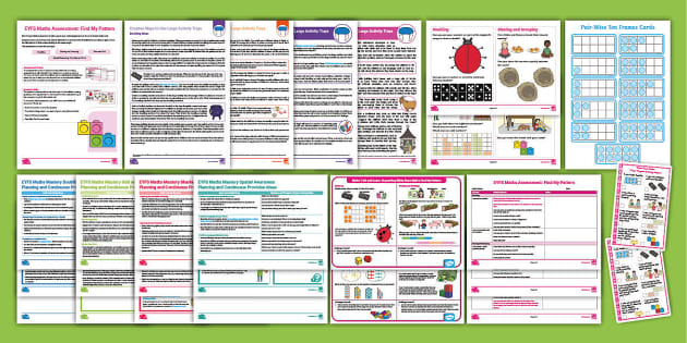 EYFS Maths Planning and Assessment Pack -WRM Find My Pattern