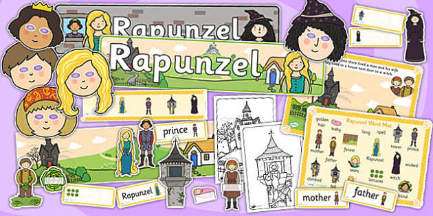 Rapunzel Story Sack (teacher made)
