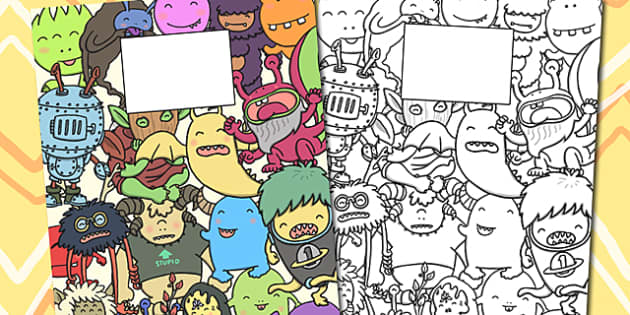 Monster Themed Calendar Template (teacher made) - Twinkl