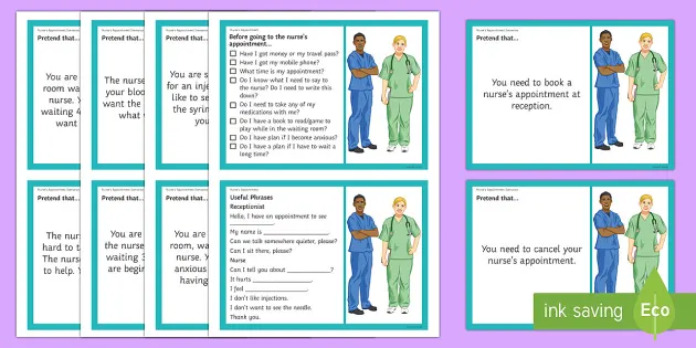 Nurse’s Appointment – Scenarios and Social Scripts