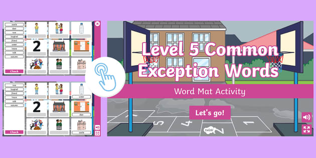 Level 5 Common Exception Words Word Mat | Twinkl Go!