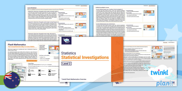 Level 2 Statistical Investigation: Overview (teacher made)