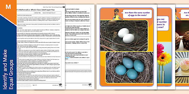 EYFS Maths: Same or Different Amount Comparing Numbers Whole Class ...