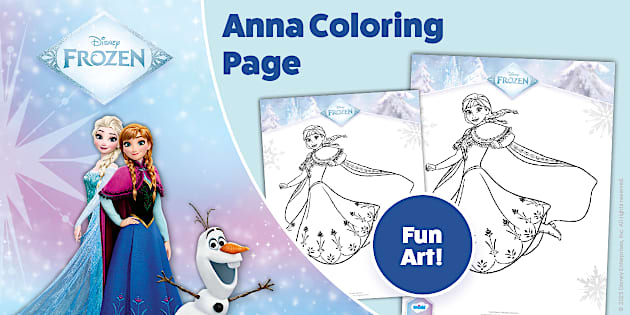 princess anna coloring pages