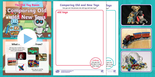 The Old Toy Room: Comparing Old and New Toys Activity Pack