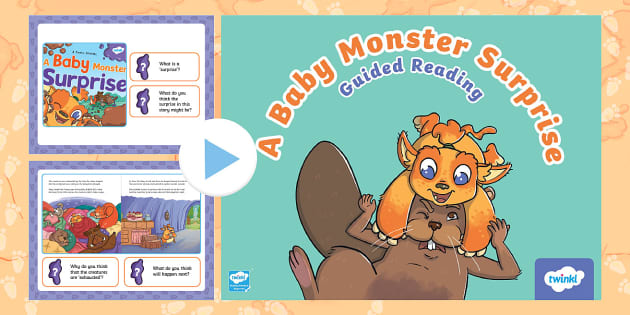 KS1 A Baby Monster Surprise Guided Reading PowerPoint