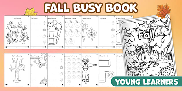 Fall Busy Book (professor feito) - Twinkl