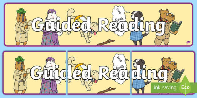 KS1 Guided Reading Display Banner (Hecho por educadores)