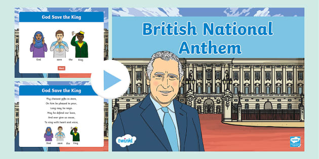 * NEW * British National Anthem PowerPoint (teacher made)