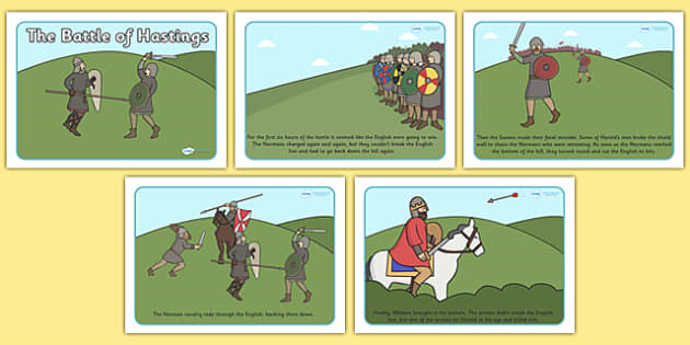 The Battle of Hastings Story Sequencing - The Battle of