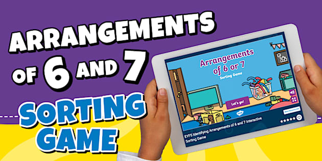 👉 EYFS Identifying Arrangements of 6 and 7 Interactive Game