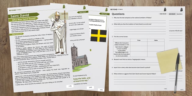 Saint David: Reading Comprehension - Twinkl