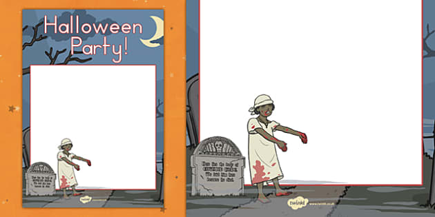 Halloween Party Poster | Editable Poster | Twinkl - Twinkl