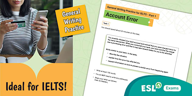 General Writing Practice - Part 1 (Account Error)