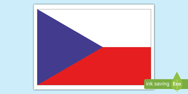 FREE! - Czechia Flag Poster | Primary Resources | Twinkl