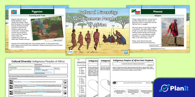 Year 6 HASS Cultural Diversity 4 Indigenous People of Africa