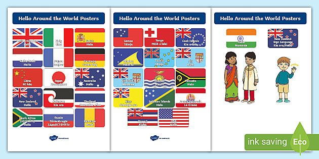 Greetings Around the World (teacher made)