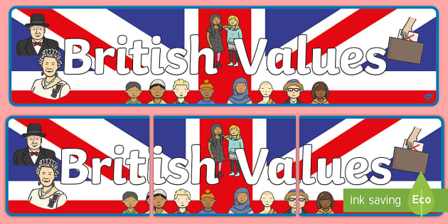 British Values Display Banner