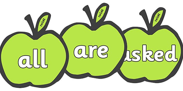 FREE! - Tricky Words on Apples (teacher made)