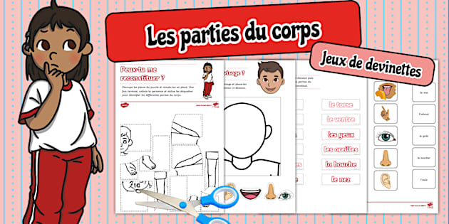 Les parties du corps : Qui suis-je ? - Twinkl
