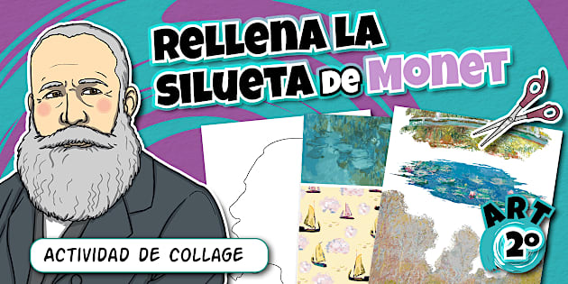 Collage: Rellena la silueta de Monet